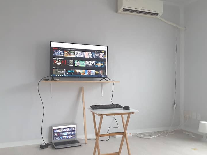 @햇살가득 3, Two Rooms, Fast Wifi, 방두개 아파트, 도시가스 보일러. - South Korea