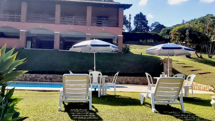 Itu-sp-casa De Campo De Alto Padrão, Chácara Cau. - Itu