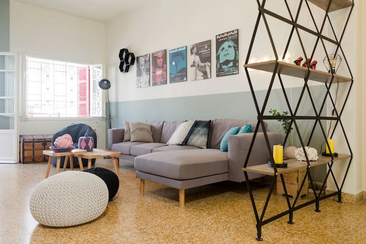 Mar Mikhael 3bd Apartment + Terrace - Lebanon