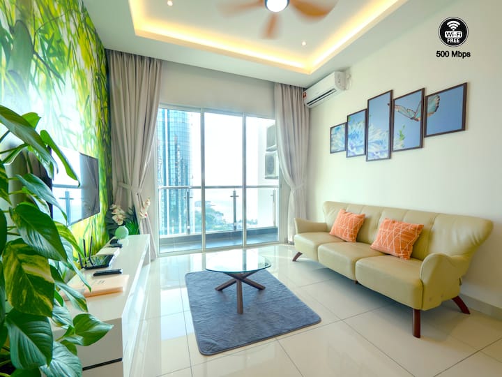 [Seaview & Netflix] Zencity Near Mall & Food Court - Johor Bahru