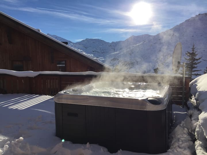 Petit Chalet à 2000m Avec Jacuzzi Privatif - Val Thorens