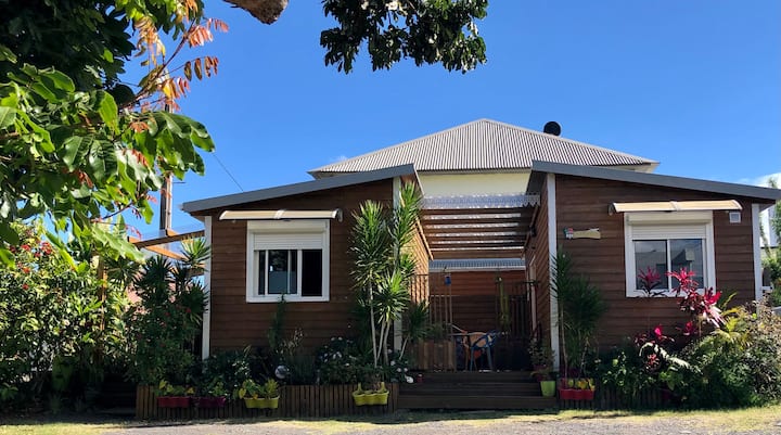 Au Tampon Tikazenville : Bungalow + Terrasse 13m2 - Saint-Pierre