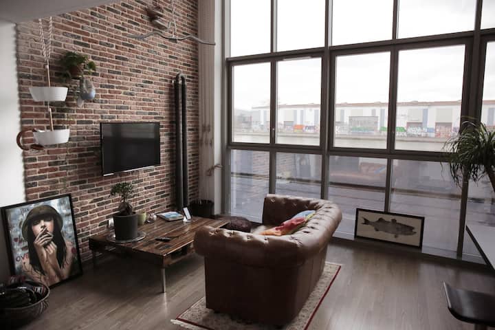 Loft By The Canal 5 Mins To Metro 10 Mins To Paris - Pantin
