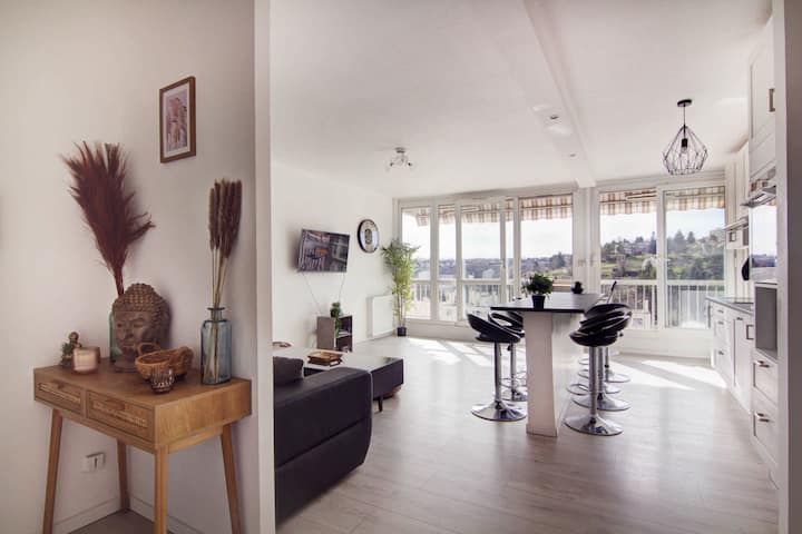 Superbe T4 Avec Balcon Et Vue ! - Saint-Étienne