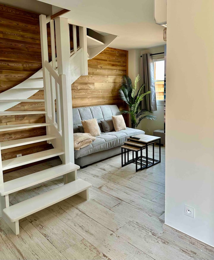 Appart Type Chalet Neuf , Terrasse Vue Magnifique - Matemale