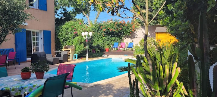 Belle Maison Climatisée Avec Piscine Privée 8mx4m - Marseille