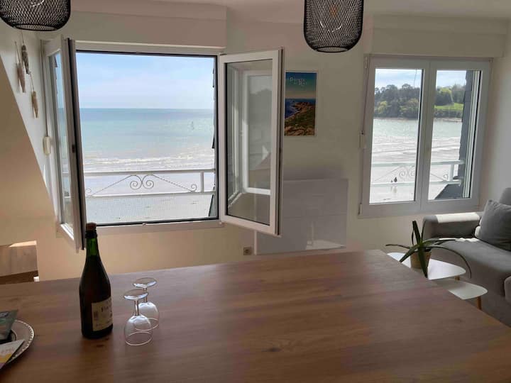 Cap Coz Appartement Vue Mer Sur La Plage - Fouesnant