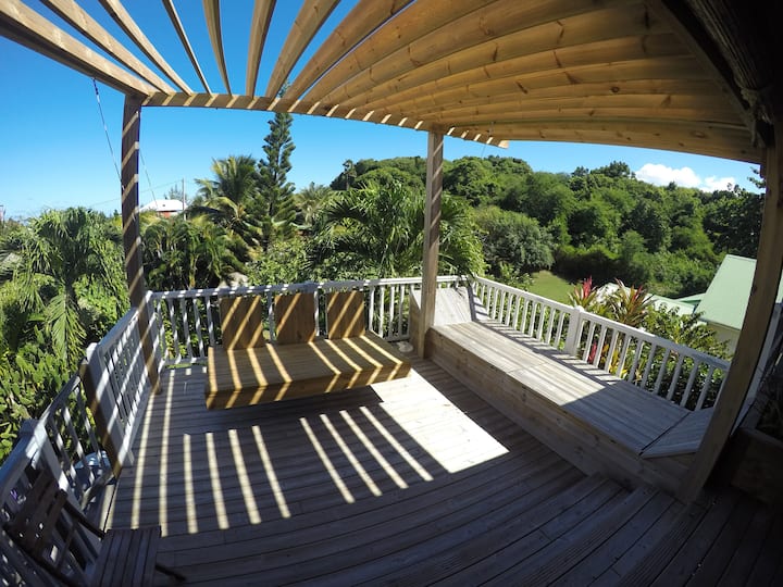 Grande Villa Avec Jacuzzi Dans Parc Tropical - Guadalupe