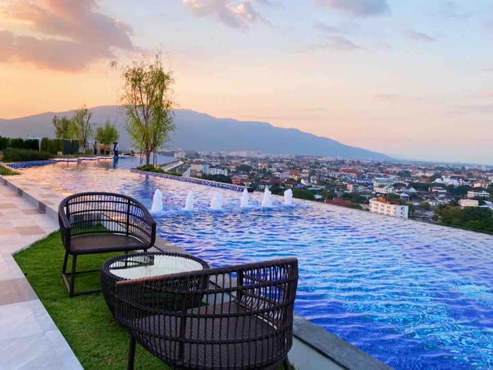 Astra Sky River 2br High Floor & Mountain View - Thailand