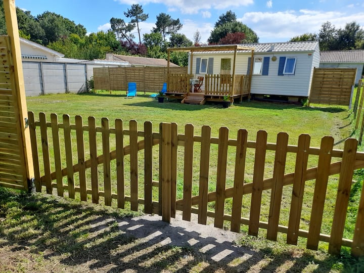 Mobilhome Sur Terrain Privatif Flo Jean Mi - Montalivet les Bains