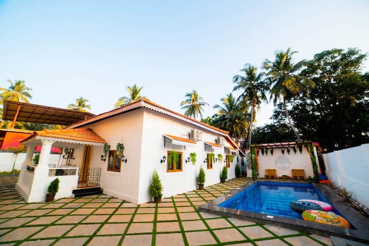 Villa Heritage- 4bhk Private Villa With Pool - ゴア