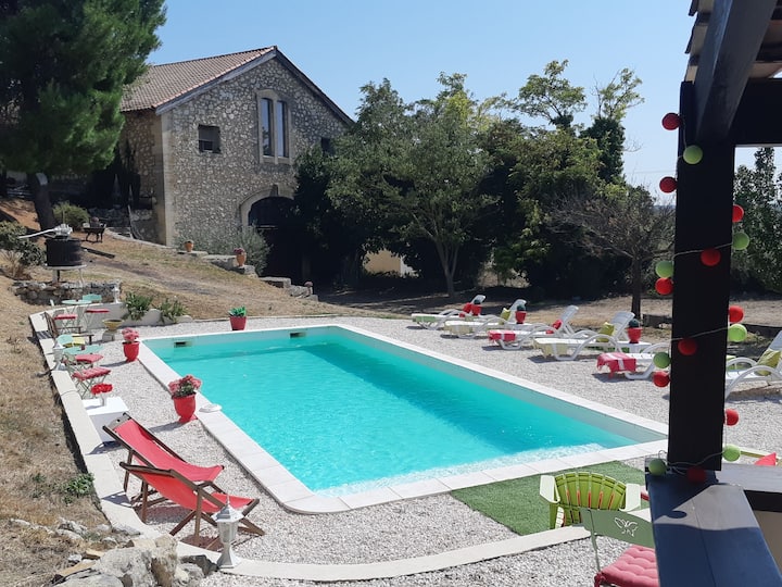 Belle Demeure De Charme à La Campagne Au Soleil - Capestang