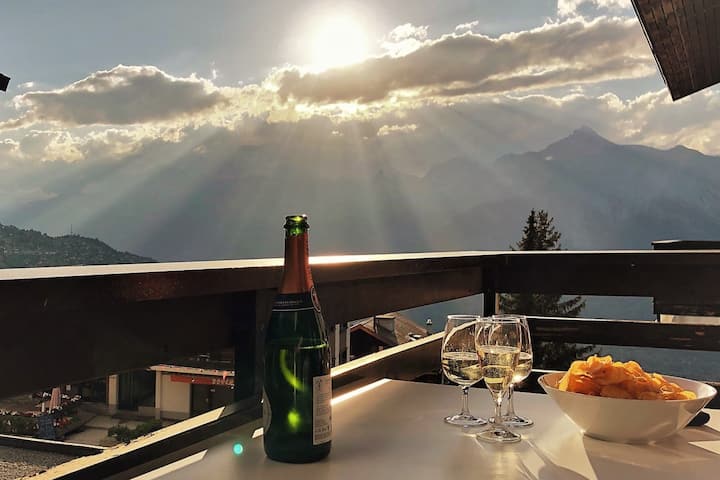 5 Min To Gondola, Spectacular Mountain View - Veysonnaz