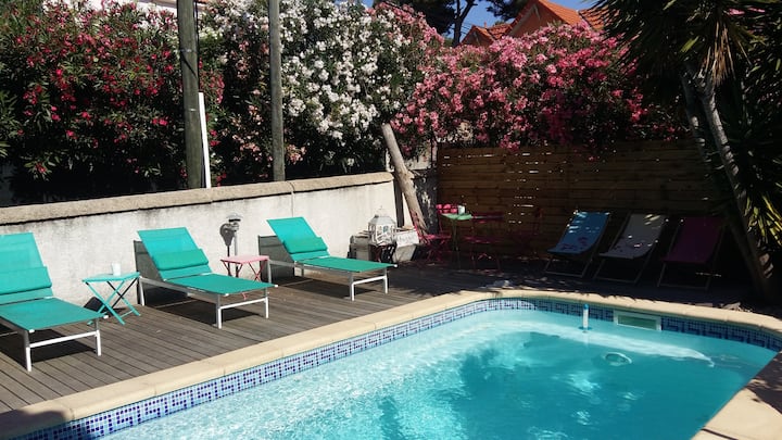 Villa Avec Piscine à 100 M De La Mer Et Du Centre - Sausset-les-Pins