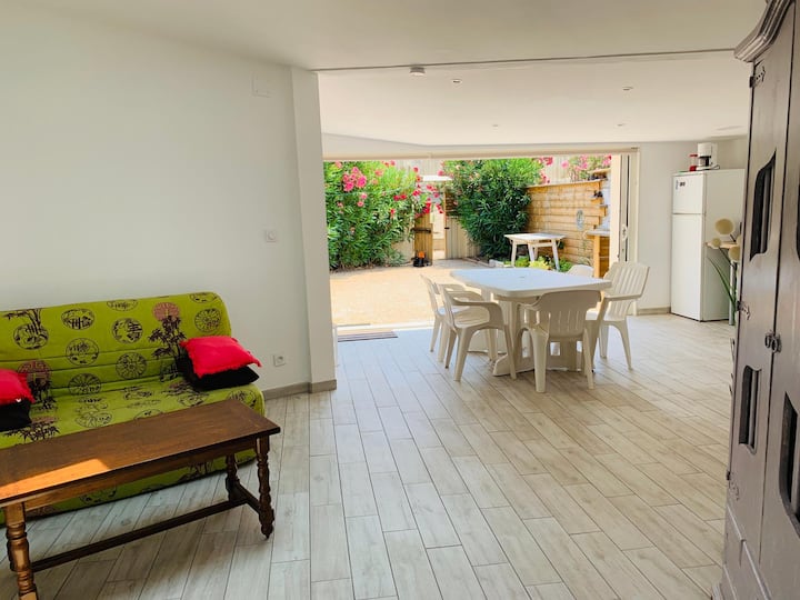 Villa Les Ganivelles, Accès Direct Sur La Plage - Le Barcarès