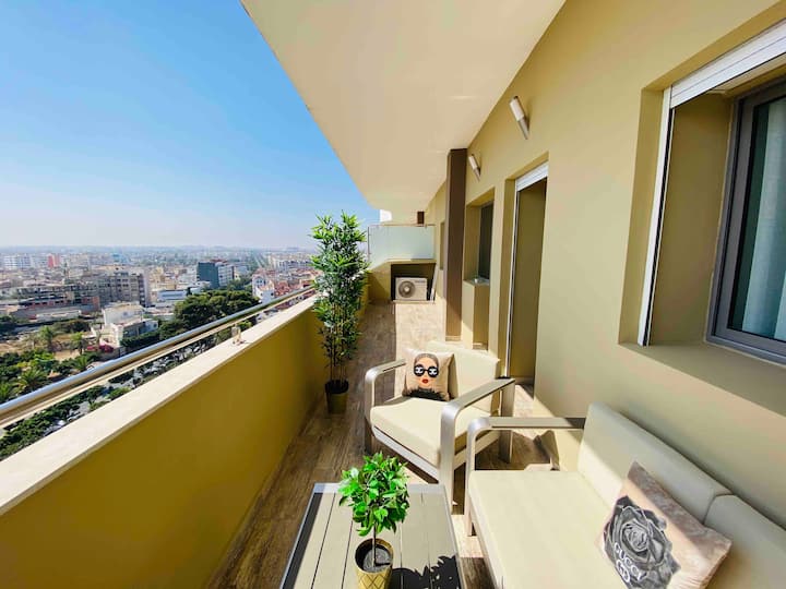 Maarif Sunrise With Terrace - 3 Beds- By Appartali - Casablanca