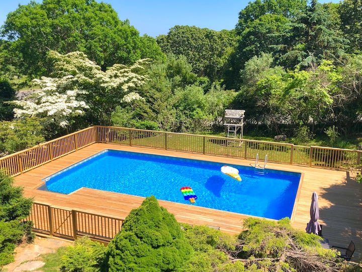 Montauk House With Pool - 몬타우크