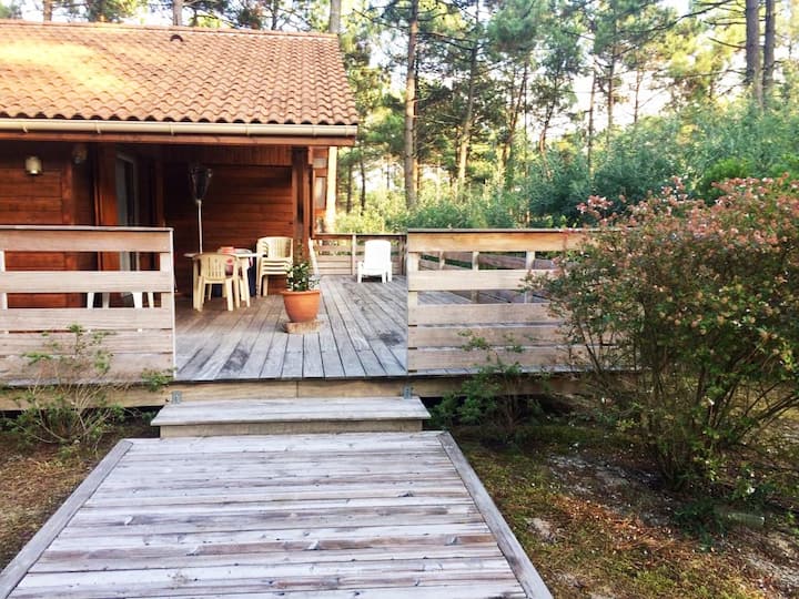 Beau Chalet Au Domaine Naturiste Lajenny 4 éToiles - Le Porge