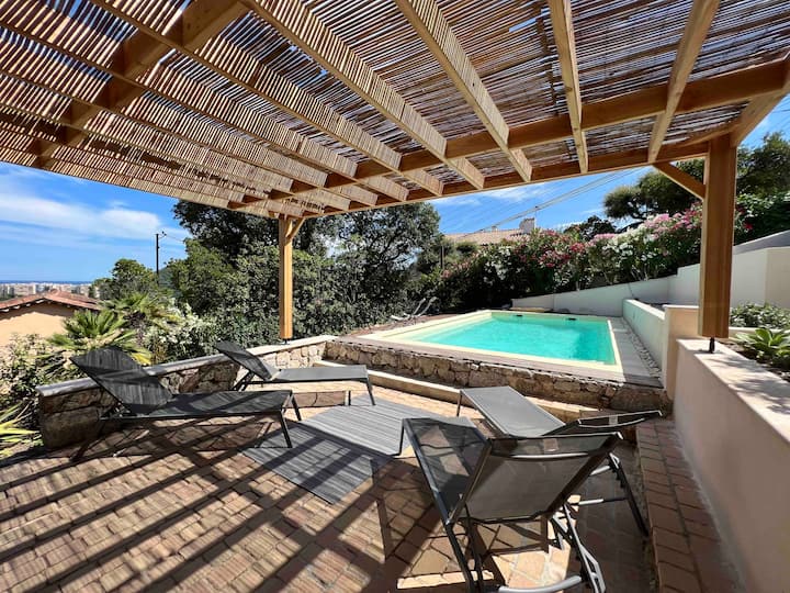Villa Au Calme Piscine Privée, Jardin Proche Mer - Théoule-sur-Mer