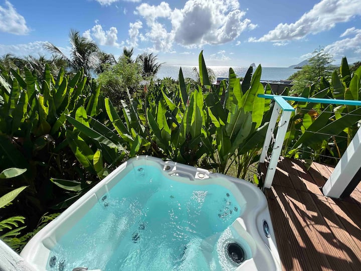 Bwaflo Lodge Dans Maison D'hôte Plage Jacuzzi - Martinique