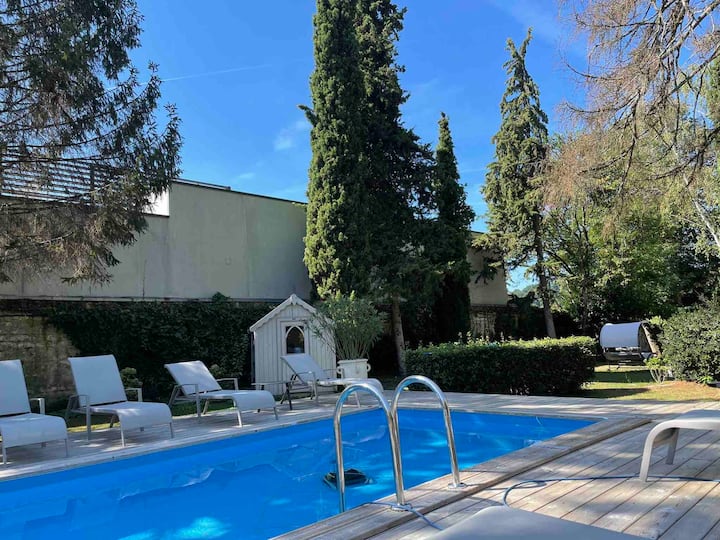 Studio Dans Bâtiment Historique Piscine & Jardin - Sainte-Foy-la-Grande