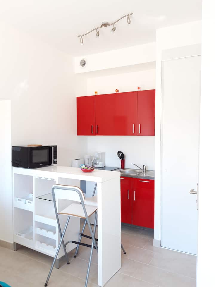 Studio Avec Cours Et Parking Privé Avignon - Le Pontet