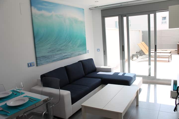 Apartamento Bajo Con Terrazas Y Piscina - Conil de la Frontera