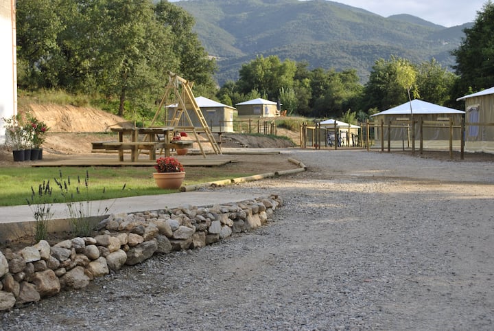 Camping à La Ferme - Emplacement Libre Pour Tente - Maureillas-Las-Illas