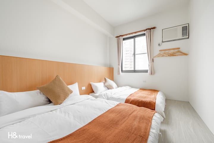 台東鳳麟智能入住旅宿｜田蜜蜜｜台東市區車程10分鐘｜簡約典雅風格｜獨立套房｜經典家庭房 - 台東縣