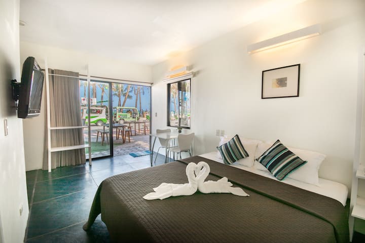 Ocean View Room By The Beach With Kitchen - Malay