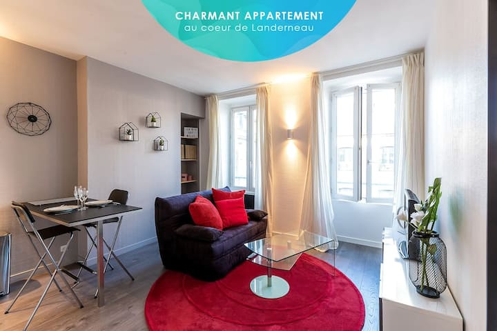 Logis Du Rohan - 38m² Cosy, Hypercentre Landerneau - Landerneau