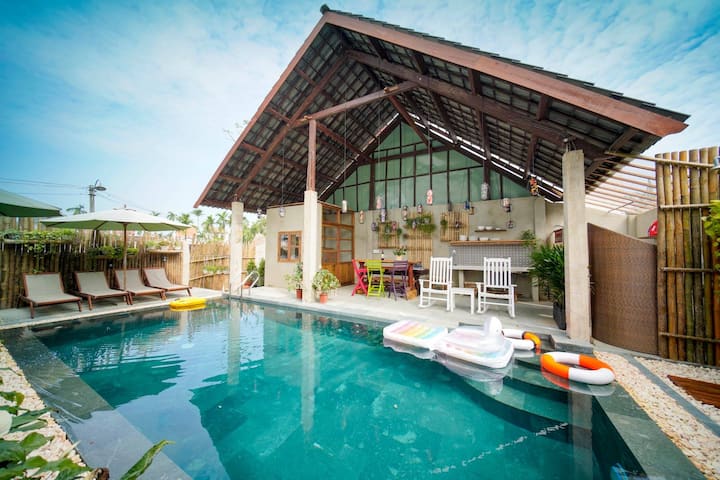 {H.a Villas - V6} Quiet Home W/ Kit # Bbq # Pool - Hội An