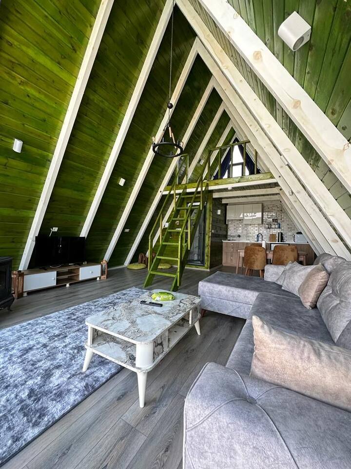 Huzurkum Bungalov Yeşil - Karasu