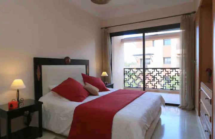 •	Bel Appart – Palmeraie, Piscine& Terrasses - Marrakesh