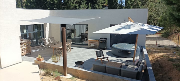 Magnifique Villa Avec Jacuzzi, Billard Et Piscine - Limoux