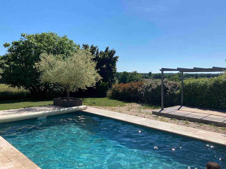Spacieuse Maison Avec Piscine à La Campagne - Nouvelle-Aquitaine
