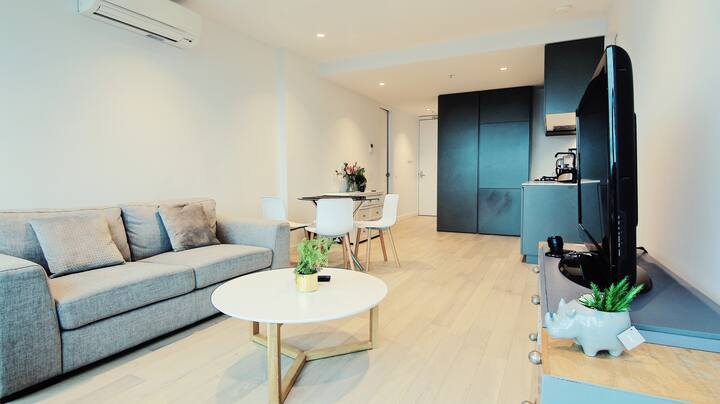 2bed 2bath Minimalist Apartment In Cbd Cbd雙房簡約風格公寓 - Melbourne