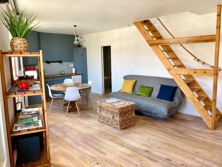 Charmant Duplex 55m2 (2min De La Plage) & Vélos - Arcachon