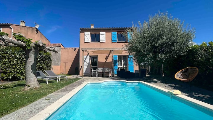 Maison Familiale, Piscine, Boulodrome, Babyfoot - Carcassonne