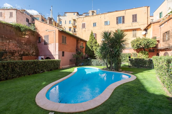 Iflat | Lovely Loft&pool In Trastevere - Roma, Italia