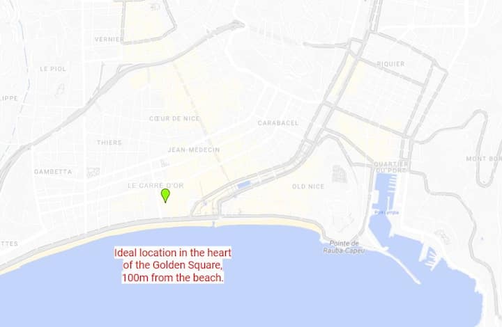 A Deux Pas De La Mer, Un Studio Dans Le Carré D'or - Nizza