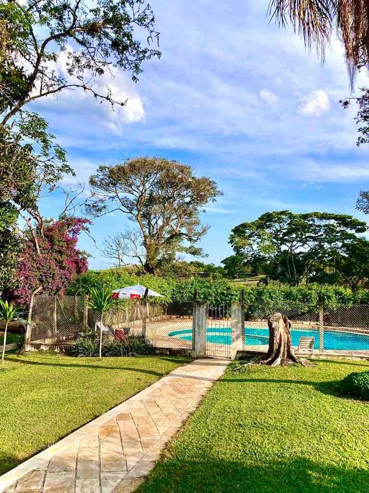 Sitio Jacareí Pesca Cavalos Beach Tênis  Piscina - Guararema