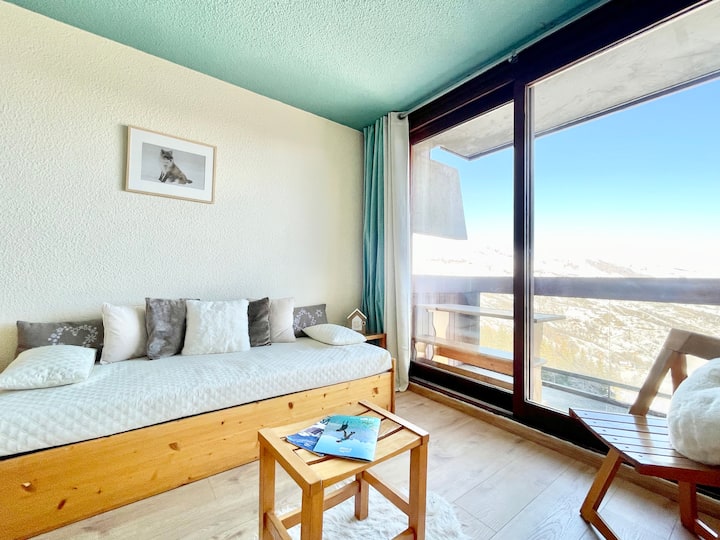 Studio Avec Balcon Panoramique Et Piscine - Saint-Sorlin-d'Arves