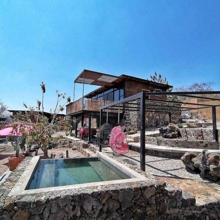 Cabaña Bowie, Acogedora Y Con Vista Inigualable! - Tepoztlán