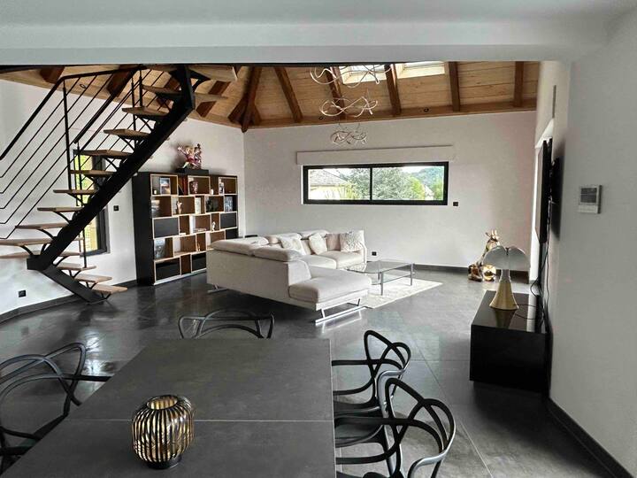 Superbe Villa 8pers Avec Piscine à St Côme D’olt - Espalion