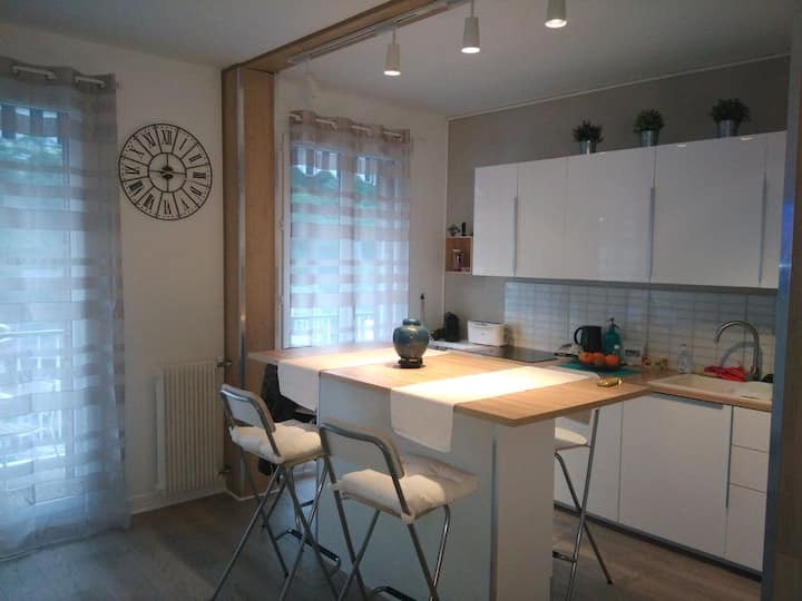 3 Pieces Climatisé, 10 Min à Pieds De Mer & Tram - Nizza