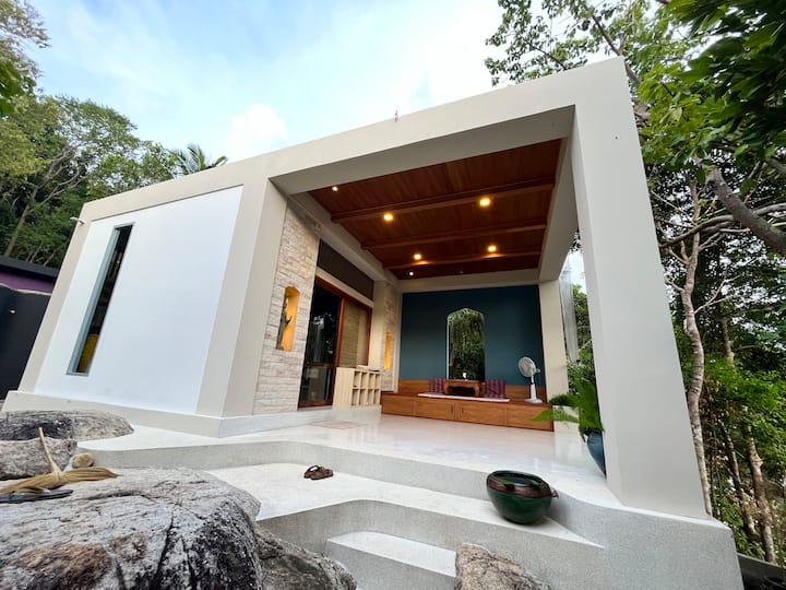 Stylish Peaceful Retreat House W/ Sea View - Ko Pha Ngan
