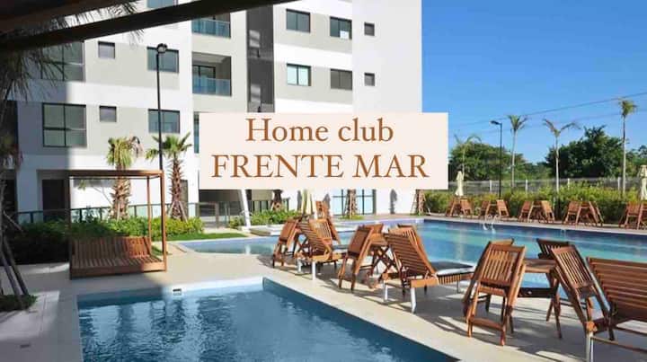 Apto Em Home Club Frente Mar - Penha