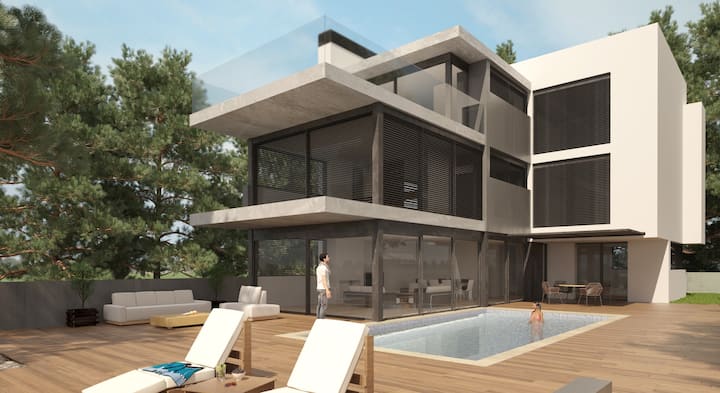 Villa Moderne Avec Service De Ménage Et Cuisine - Sabadell