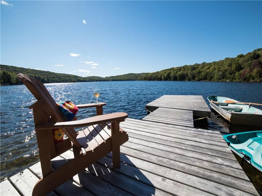 Chalet vue panoramique sur le lac - Chalets à louer à Entrelacs, Québec ...
